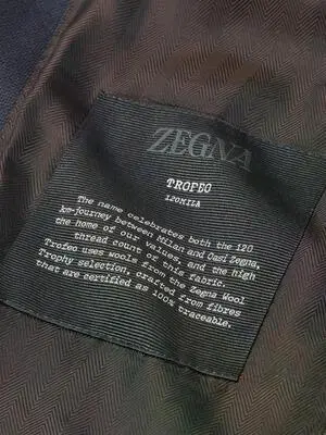 Zegna Dark- Trofeo 120mila Wool Suit
