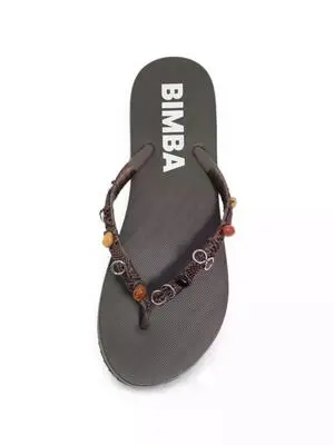 Bimba Y Lola Embellished Flip Flops