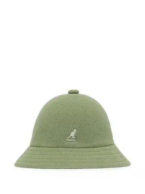 KANGOL Logo-embroidered Bucket Hat - Green