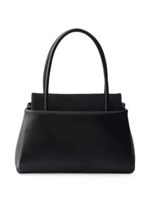 Prada Passage Small Leather Bag With Re-nylon Flap