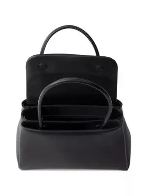 Prada Small Leather Bag With Re-nylon Flap