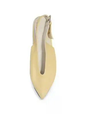 Bimba Y Lola Leather Slingback Ballerina