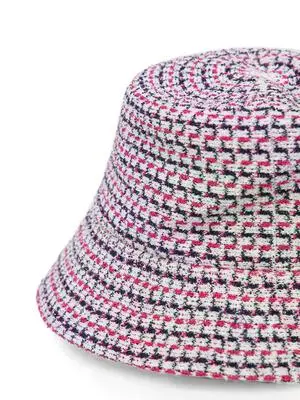 KANGOL Logo-embroidered Patterned Bucket Hat