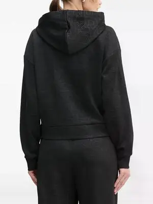 Dkny Drawstring Zip-up Hoodie