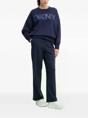 Dkny Crew Neck Sweatshirt With Logo Print