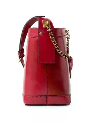 Versace Medusa '95 Chain-detail Bucket Bag - Red
