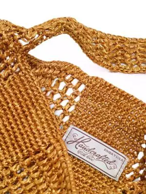 Bimba Y Lola Large Gold Shoulder Bag