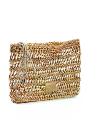 Bimba Y Lola Plaited Leather Handbag - Gold