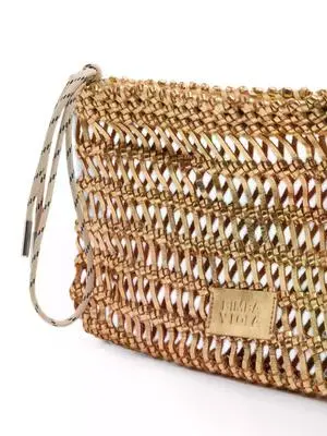 Bimba Y Lola Plaited Leather Handbag