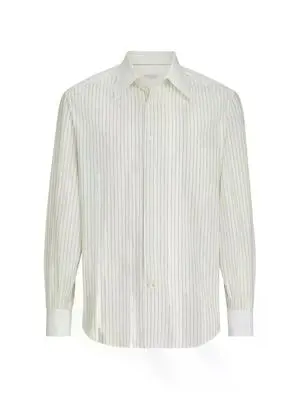 Brunello Cucinelli Striped Shirt - Neutrals
