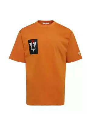 BLACKJACK Label Graphic T-shirt - Orange