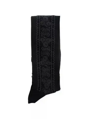 ANTIPAST Floral-pattern Knit Socks