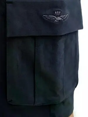 AERONAUTICA MILITARE Logo-patch Cargo Shorts