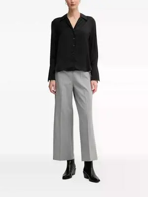 Dkny Buttoned Shirt With Notched Cuffs And Curved Hem