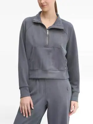 Dkny Ribbed Half-zip Sweatshirt