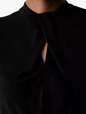 Dkny Sleeveless Twist-detail Top