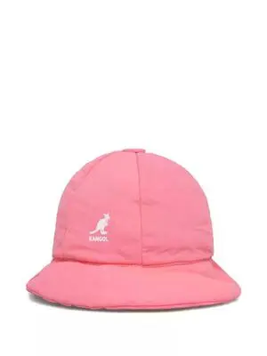 KANGOL Drawstring Appliqué Hat - Pink