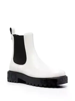 FERRAGAMO Gancini Lug-sole Ankle Boots