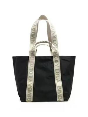 Bimba Y Lola Large Graphite Nylon Bag