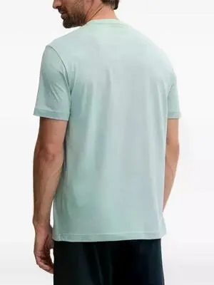 EA7 Logo-embroidered T-shirt