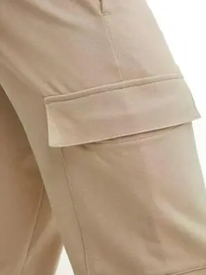 EA7 Logo-print Cuffed Cargo Pants
