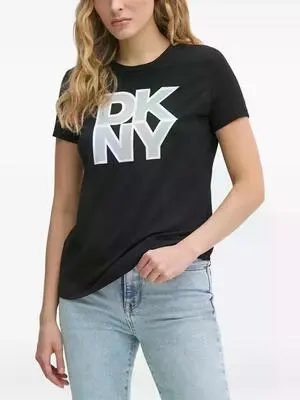 Dkny Logo Graphic T-shirt - Black