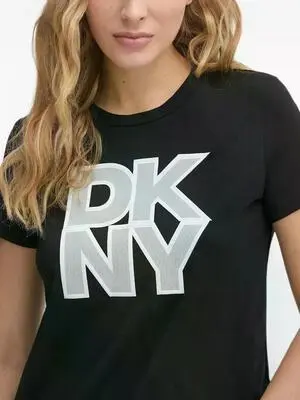 Dkny Logo Graphic T-shirt - Black