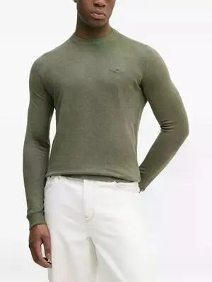 AERONAUTICA MILITARE Logo-embroidered T-shirt - Green
