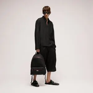 Gucci Tag Medium Nylon Backpack