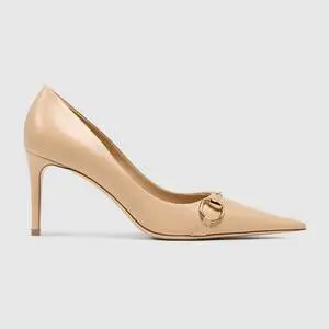 Gucci Donna Leather Horsebit Pumps