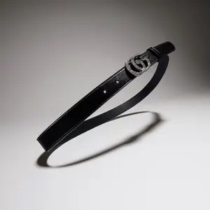 Gucci Belt With Double G Buckle Leather