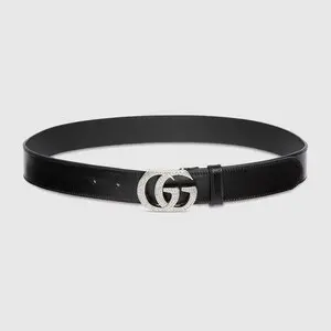Gucci Belt With Double G Buckle Leather