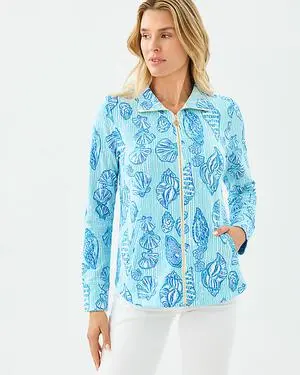 Lilly Pulitzer® Upf 50+ Leona Zip-up Jacket - Blue