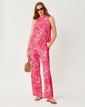 Lilly Pulitzer® 32" Bal Harbour Palazzo Pant - Paradise Punch Jims Stuff Engineered Set