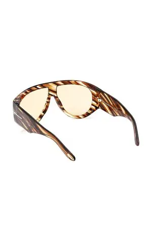 TOM FORD Bronson Acetate Sunglasses - Brown