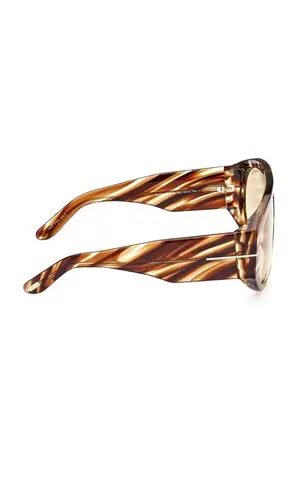TOM FORD Bronson Acetate Sunglasses - Brown