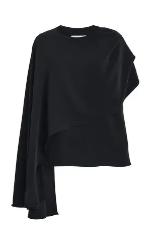 SLOAN Exclusive Chiffon Cape Top