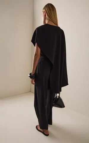 SLOAN Exclusive Chiffon Cape Top