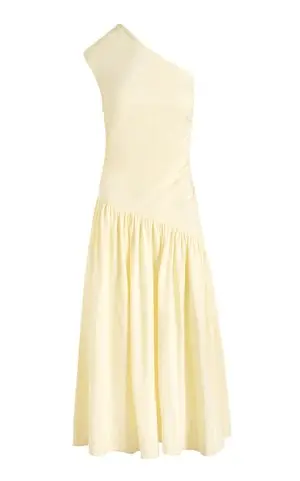 Merlette Brisa Cotton Jersey Dress - Yellow