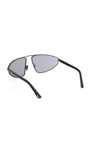 TOM FORD Parker Aviator-frame Metal Sunglasses