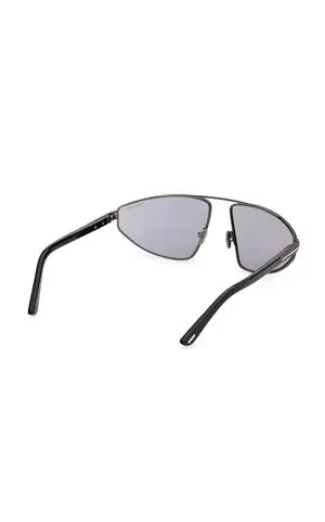 TOM FORD Parker Aviator-frame Metal Sunglasses