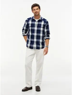 Tommy Hilfiger Regular Fit Check Denim Western Shirt