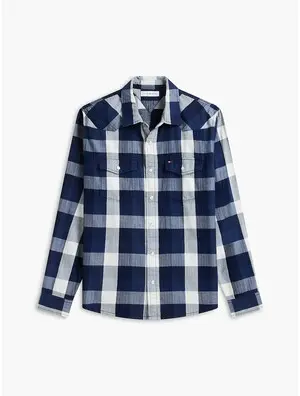Tommy Hilfiger Regular Fit Check Denim Western Shirt
