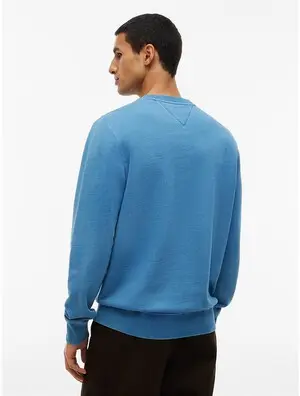Tommy Hilfiger Flag Logo Indigo-dyed Sweatshirt