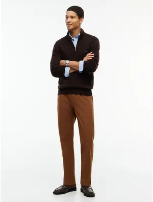 Tommy Hilfiger Stretch Cotton Trousers With Drawstring Waistband