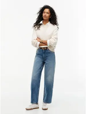 Tommy Hilfiger High-rise Barrel Jean - Medium Wash