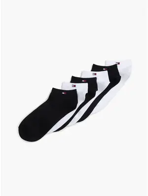 Tommy Hilfiger Multicolor Sport Ankle Sock 6-pack - Deep Black/multi