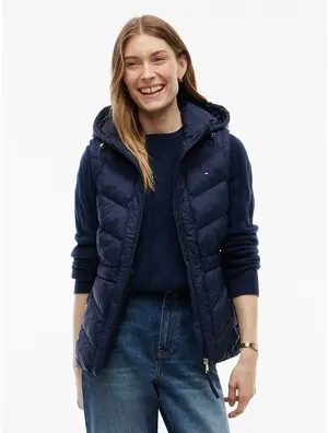 Tommy Hilfiger Lightweight Quilted Hooded Vest