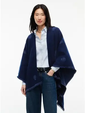 Tommy Hilfiger Crest Logo Reversible Cape