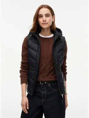 Tommy Hilfiger Lightweight Quilted Hooded Vest